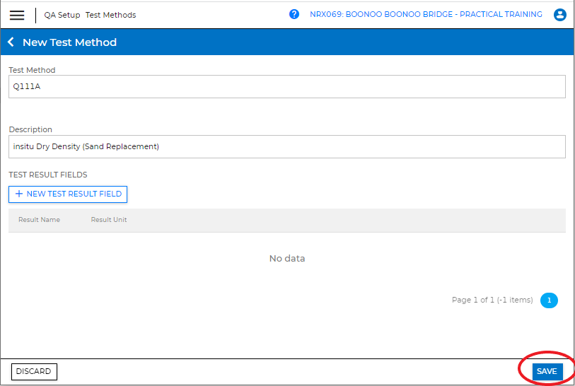 Add Test Methods – CivilPro