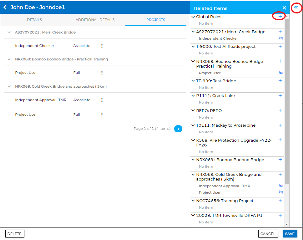 User Roles – CivilPro
