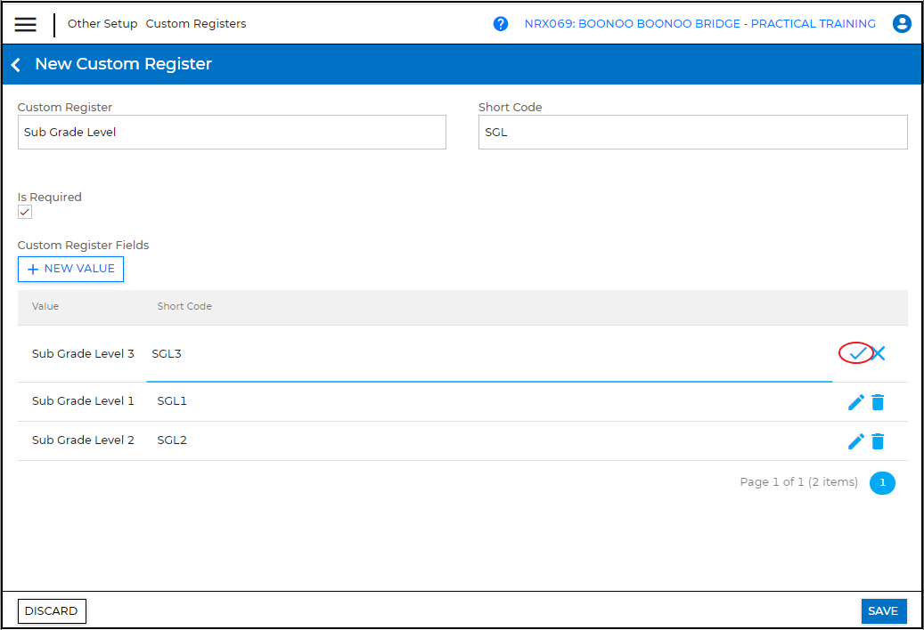 Create Custom Lot Numbers Using Custom Registers – CivilPro
