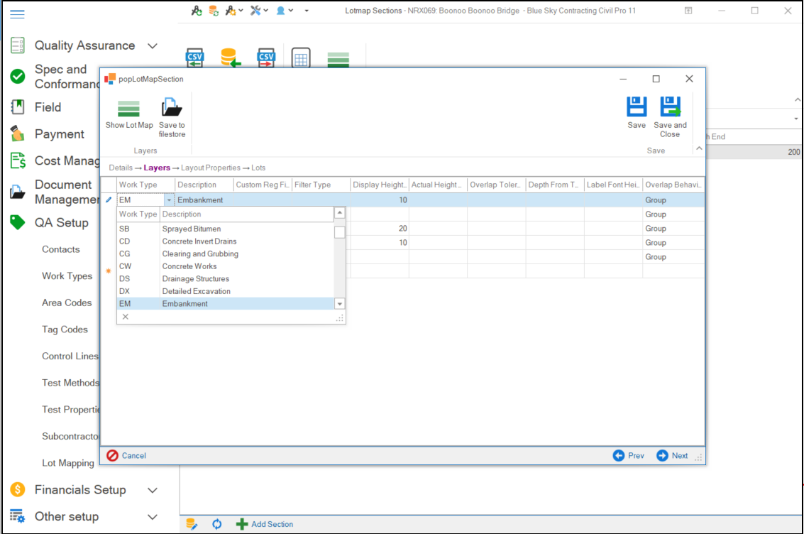 Create a Lot Map (D) – CivilPro