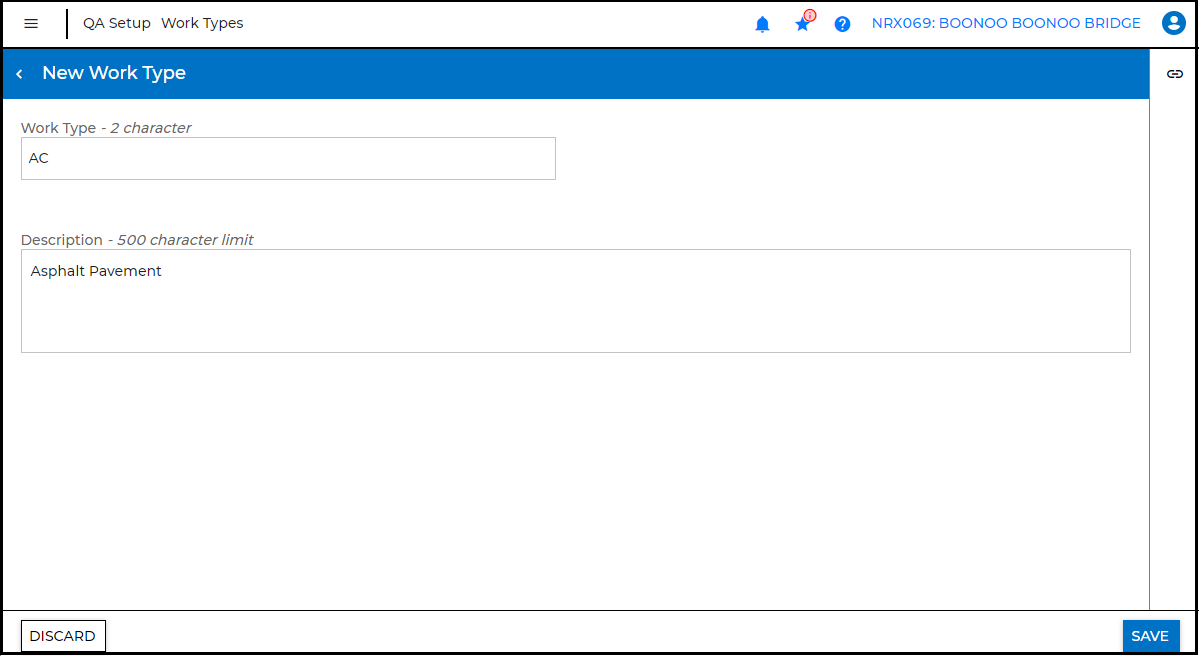 Add Work Types – CivilPro